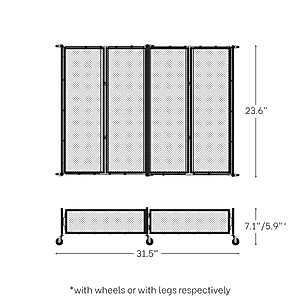 NEATWAY Under Bed Storage with Wheels - 65L Large Under Bed Shoe Storage 31.5" x 23.6" - Industrial Rubber Wheels - Shoe Organizer Under Bed - Underbed Storage - Under the Bed Storage