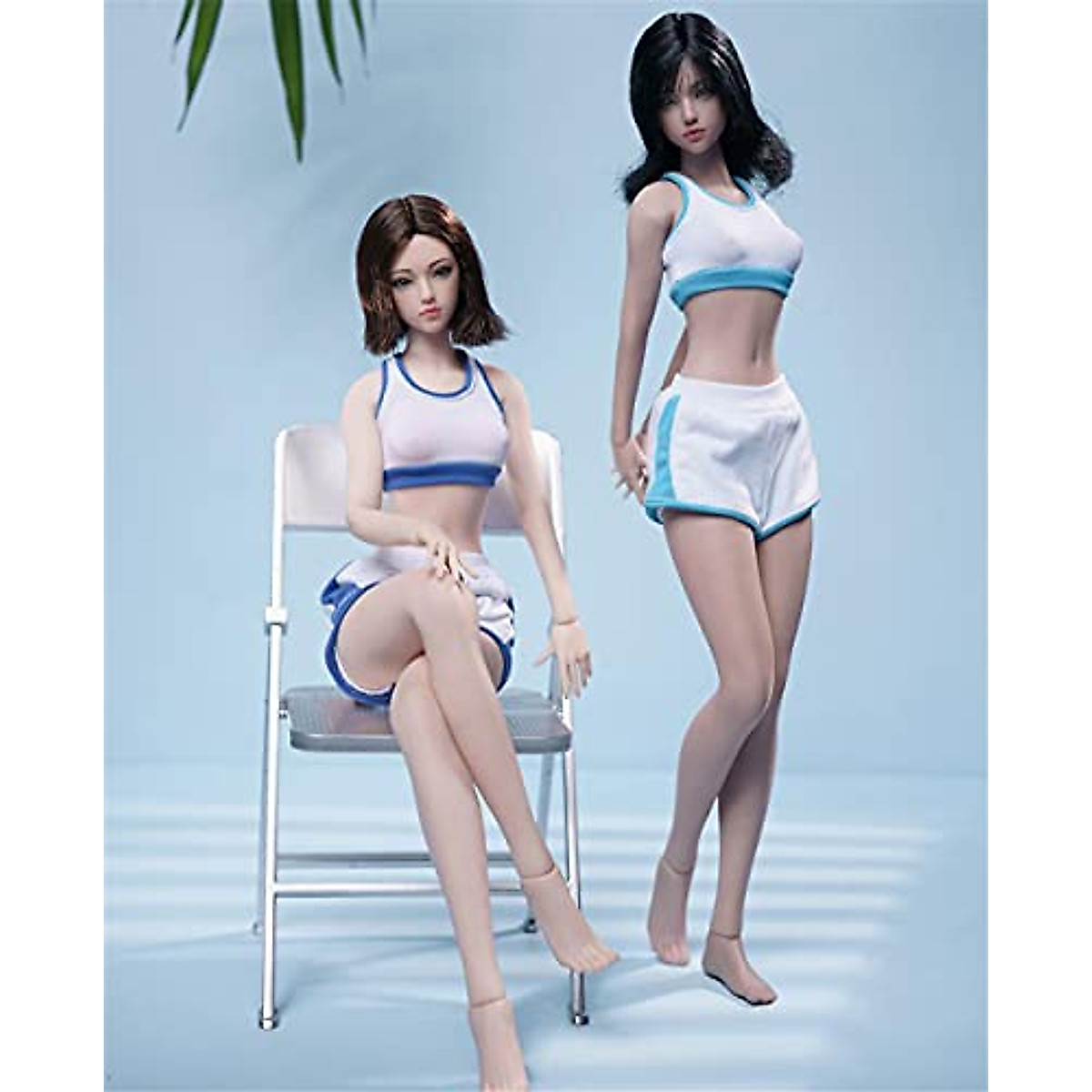 HiPlay TBLeague Seamless Action Figure Anime Body Type and Small Bust 1:6 Scale S44(Pale, with Head)