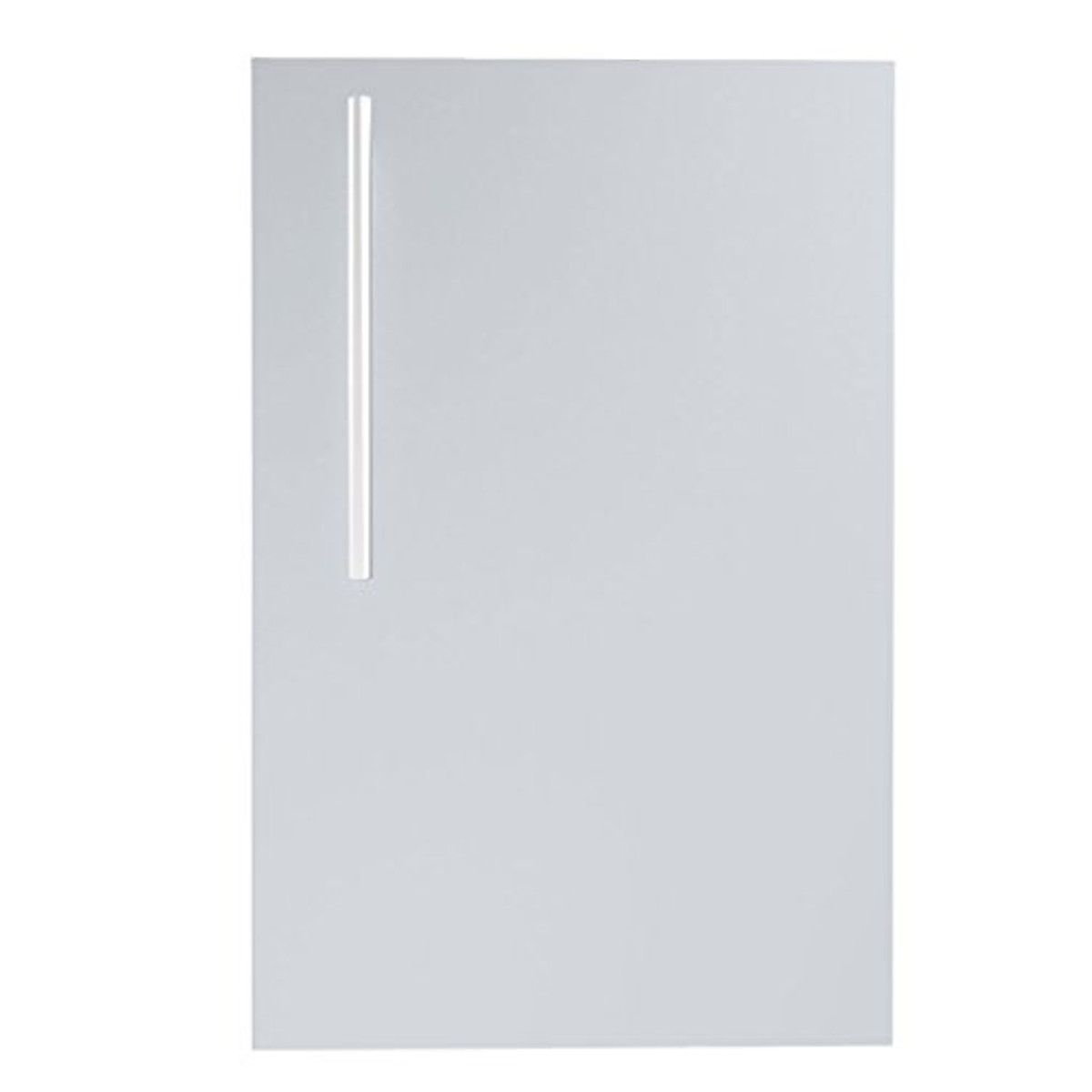 SUNSTONE DE-DVR15 Designer Series Raised Style Single Door with Shelf, 15", Stainless Steel