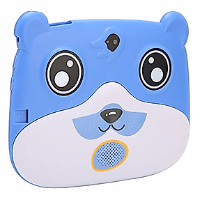 Pomya Kids Tablet, 7 Inch Little Bear Shaped Tablet,2GB 32GB, 5000mAh Tablet,Octa Core CPU,5000mAh Battery,5G WiFi Dual Band HD Tablet, Kids (Blue)