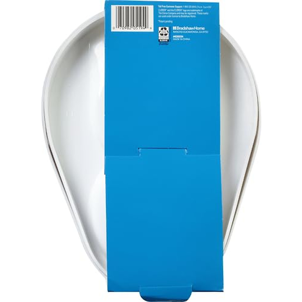 Clorox Toilet Plunger and Bowl Brush Combo Set with Caddy, White/Gray