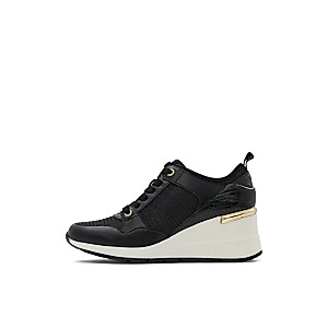 ALDO Women's Kourtt Sneaker, Black, 8.5
