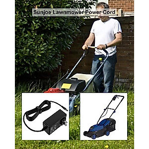 Replacement for 29V Sunjoe MJ401C Charger Compatible with Sun Joe MJ401C MJ401C-CHRG MJ401C-XR MJ401C-XR-SJB MJ401C-Pro MJ401C-XR-RED Cordless Electric Lawn Grass Mower, for Sun Joe Lawn Mower Charger