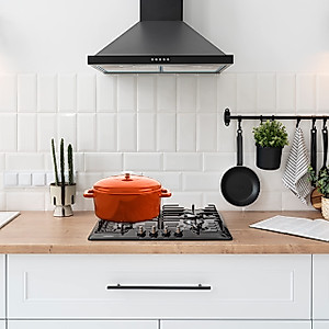 WIN4HOME 6-Quart Enamel Dutch Oven - Non-Stick Cast Iron Pot with Lid for Braising, Stewing, Boiling, Bread Baking - Heat Safe up to 500°F - Multiple Colors Available