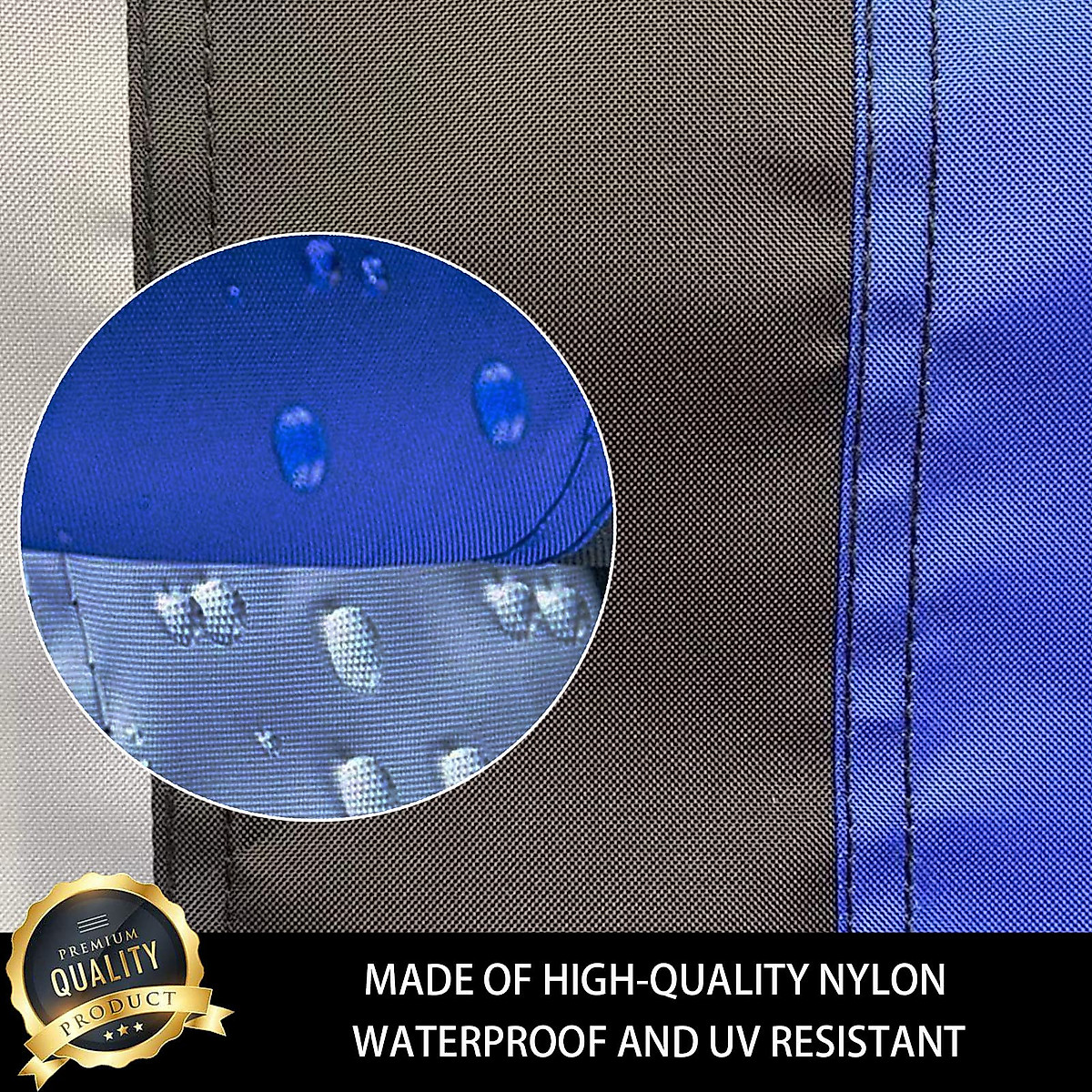 Embroidered Thin Blue Line American Flags 3x5 Outdoor Made in USA-Nylon Blue Line Blue Lives Matter Flag Embroidered Stitches Flags for Outside