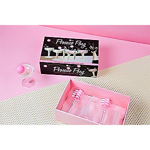 Talking Tables Prosecco Adult Drinking Includes Glasses & Ping Pong Balls | Games for Bachelorette Party, Girls Night, Birthday, Bridal Shower, NYE, Cham, 12 Glasses