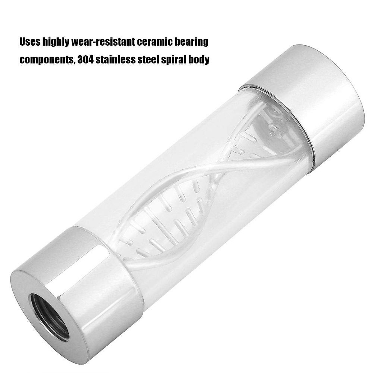 Water Cooling Meter Indicator G1/4 Female Threaded Water Cooling System Replacement for PC Computer(Silver)