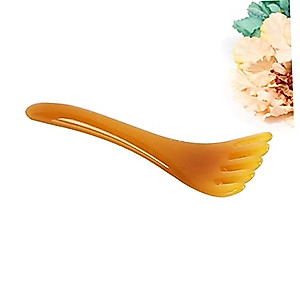 Healeved Massagers for Feet Thai Massage Tool Massaging Comb Jade Massager Massage Comb Massage Stick Facial Massage Tool Jade Comb Five Claw Massager Tendon Stick Sole of Foot