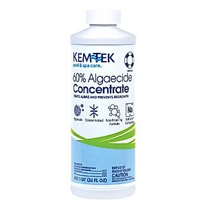 Kem-Tek KTK-50-0006 Pool and Spa 60-Percent Concentrated Algaecide, 1 Quart