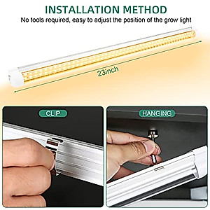 ADEBOLA Plant Shelf with Grow Lights, 4-Tier Metal Plant Stand with High Intensity 3000K Full Spectrum Grow Lights for Optimal Plant Growth, Heavy Duty Plant Shelf with Wheels for Indoor Plants, Seed Starting, Seedlings(31.5Lx15.7Wx60H, Black)