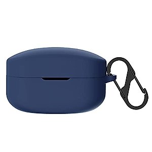 METEQI Soft Silicone Protective Cover Case Compatible with Sony WF-1000XM4 (Navy Blue)
