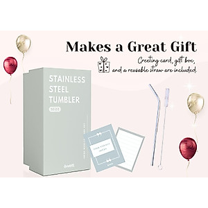 Onebttl Horse Gifts for Horse Lovers, Insulated Stainless Steel Tumbler with Lids and Straws, Western Gifts for Equestrian Girls, Women on Birthday, Christmas, 20 oz, Glitter Silver