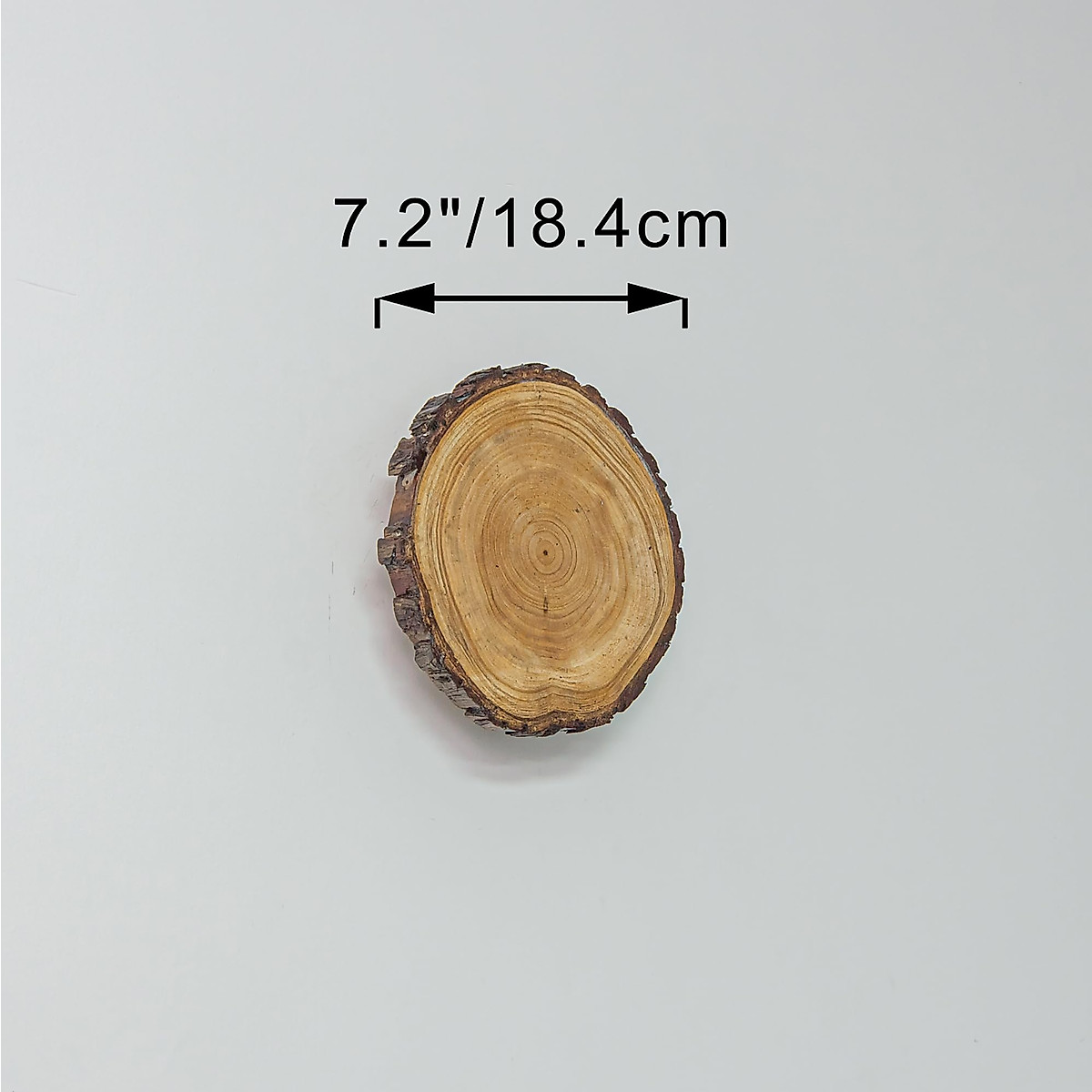 SKIVTGLAMP Cracked Tree-Ring Wood Wall Sconce Rechargeable Battery Operated LED PIP Motion IR Sensor Wall Lamp, No Drilling Cordless Hand Crafted for Rustic Home Decor Backdrop Landscape Customizable