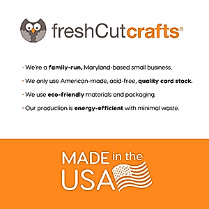 FreshCut Crafts | 80 Pieces Snowflake Paper Cutouts with IDEA Guide, 2-Sided US Made Card Stock Punch Out White Snowflakes for Bulletin Boards, Classroom Decor, and Winter Crafts