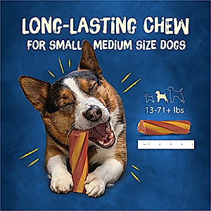 Purina Busy with Beggin' Made in USA Facilities Medium Dog Treats, Twist'd Cheddar and Hickory Smoke Flavors - 21 oz. Pouch