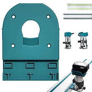 Track Saw Guide Rail Adapter for Makita/Festool Compatible with Router for Makita 18V RT0701C XTR01Z