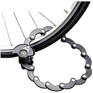 Bicycle Anti-Theft Lock, Mountain Bike Fixed Folding Lock, Bicycle Chain Lock, Creative Burger Lock