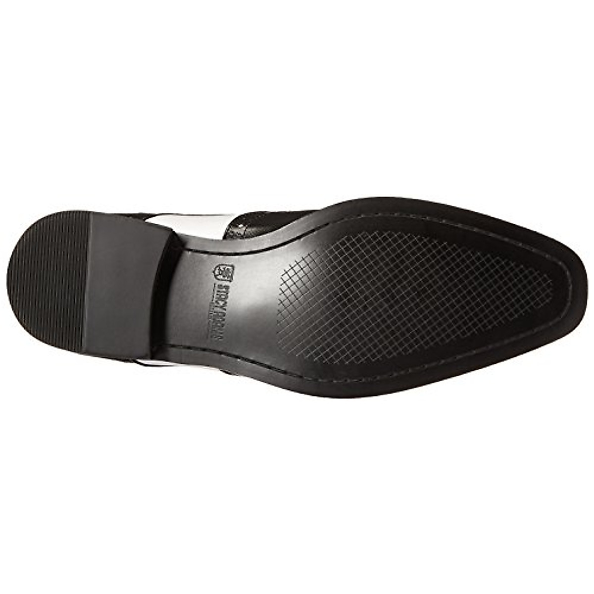 Stacy Adams Men's Tinsley-Wingtip Oxford, Black/White, 15 M US