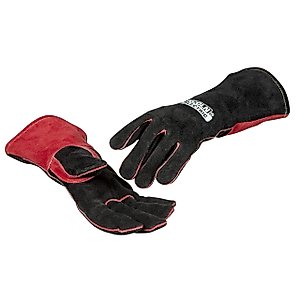 Lincoln Electric womens Jessi Combs Women s MIG Stick Welding Gloves, Black, Red, Small Pack of 1 US