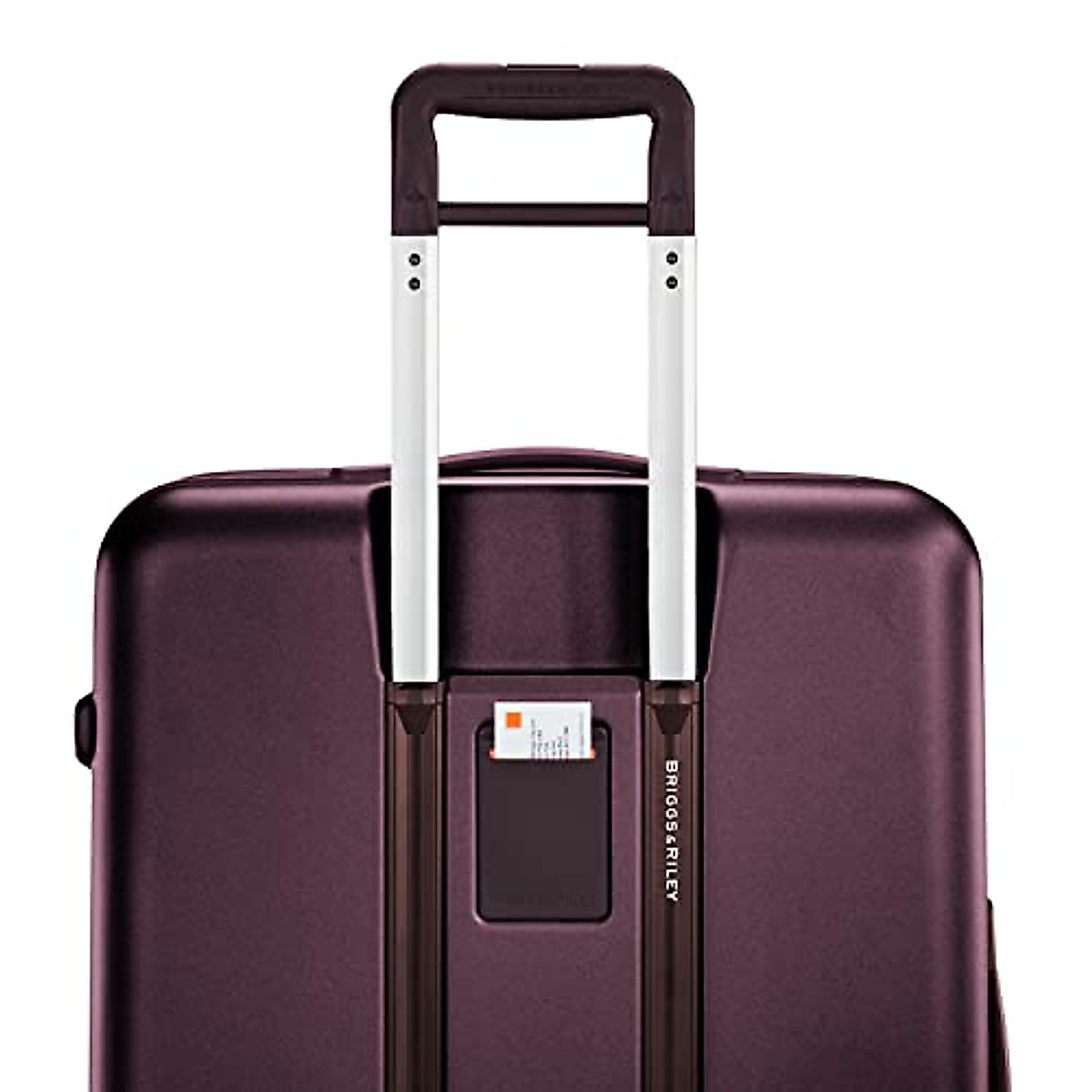 Briggs & Riley Sympatico Hardside Large Spinner Luggage, Plum, 30-Inch Checked