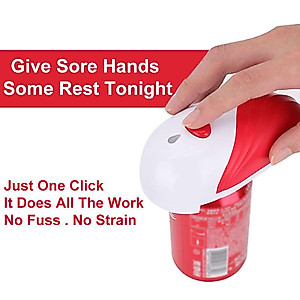 Electric Can Opener,Hands-Free Automatic Operation, Safe & Easy Single Button Press – The Ultimate Kitchen Gadget