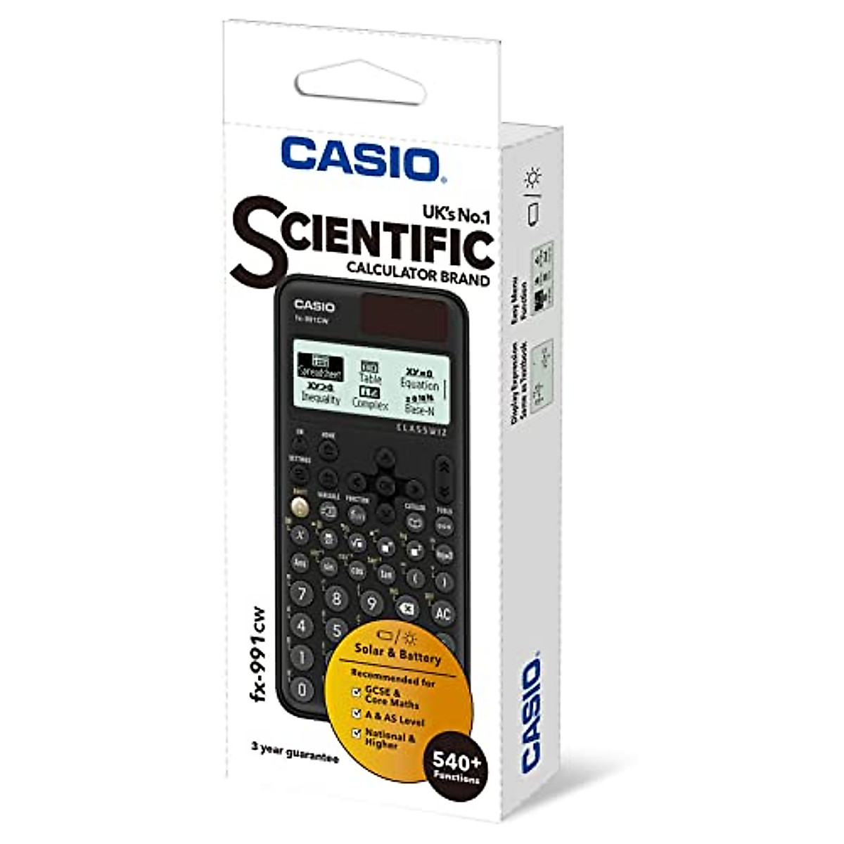 Casio New FX-991CW Advanced Scientific Calculator (UK Version)