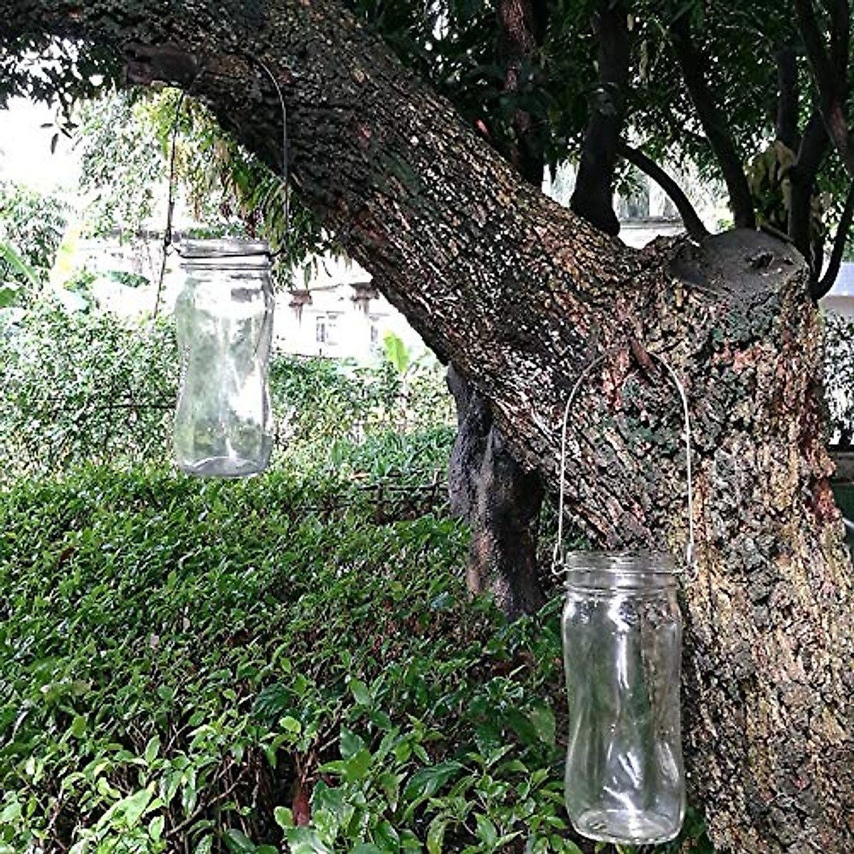 Chris.W 12 Pack Stainless Steel Wire Handles Handle-Ease Mason Jar Hanger, Canning Jars Hanger, Jar Hanging Hook for 70mm Regular Mouth