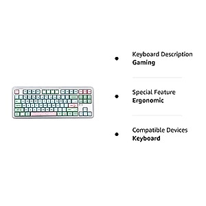 EPOMAKER Alice’s Adventure 156 Keys Cherry Profile PBT Dye Sublimation Keycaps Set for Mechanical Gaming Keyboard, Compatible with Cherry Gateron Kailh Otemu MX Structure