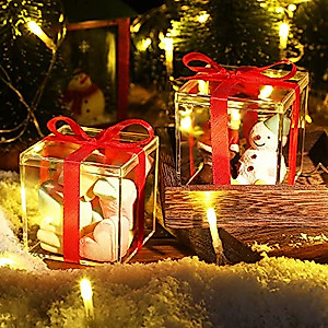 18 Pack Acrylic Boxes Clear Acrylic Cube Small Square Storage Box Acrylic Box with Lid Acrylic Display Box Stackable Small Container Clear Candy Cubes for Candy Jewelry Display (2.6 x 2.6 x 2.6 Inch)