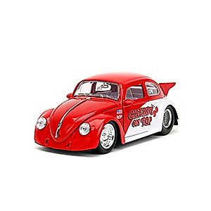 Punch Buggy Slug Bug 1:24 1959 Volkswagen Drag Beetle Die-Cast Car, Toys for Kids and Adults