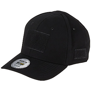 RAPDOM Mens Padded Baseball-caps, Black