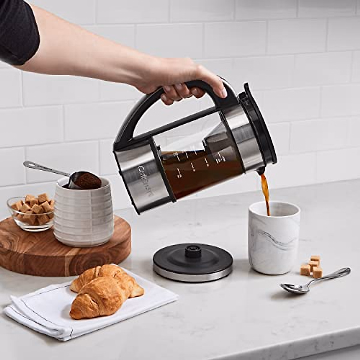 Cuisinart FCC-2 Programmable 5-Cup Percolator & Electric Kettle Edit Black