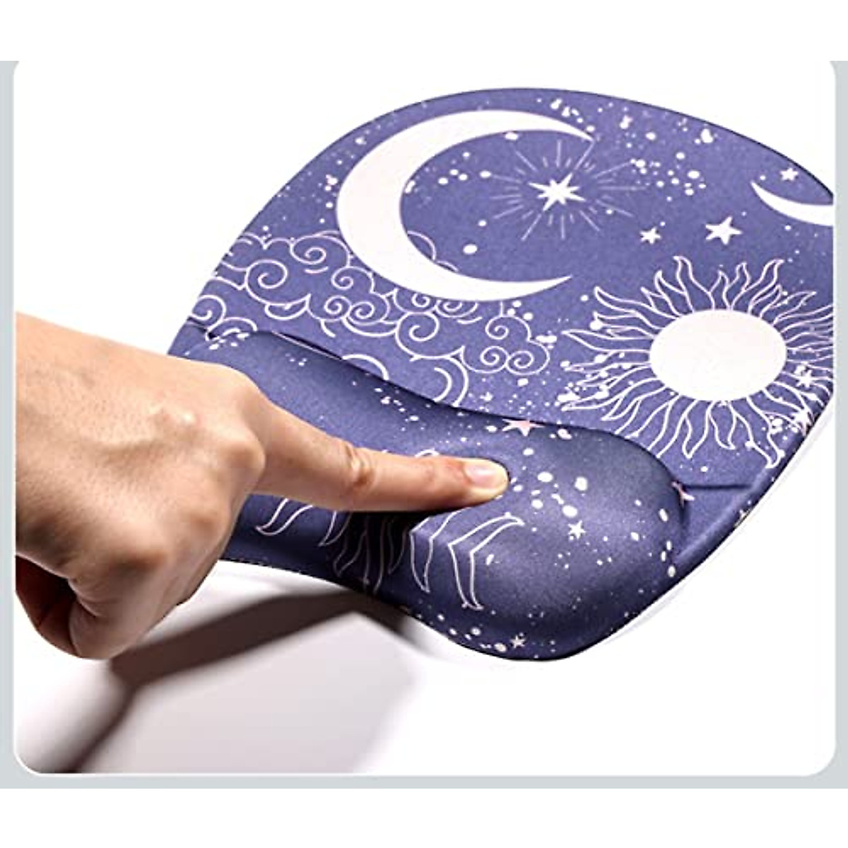 Mouse Pads with Silicone Gel Wrist Rest Gaming Mousepads 2 Way Skin,Anime Mouse Pad with Wrist Support