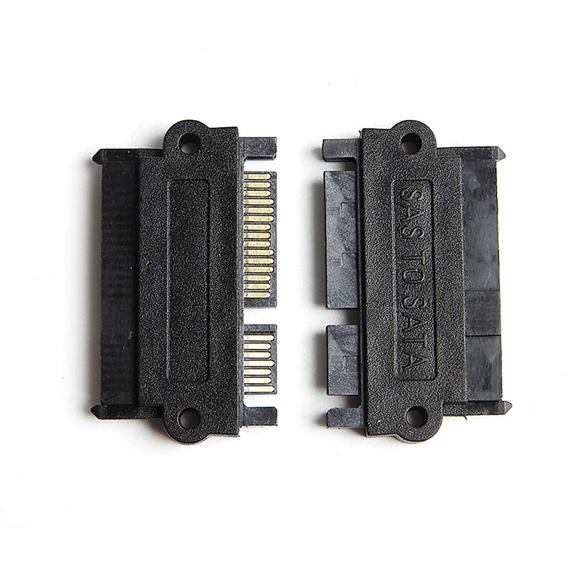 Wixine 2Pcs Main Board Small Port SAS Hard Disk Adapter SFF-8482 to SATA 22 Pin Adapter Card