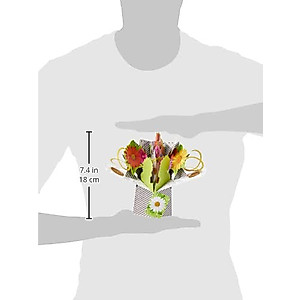 Birthday Flowers Pop-Up Greeting Card Original Second Nature 3D Pop Up Cards
