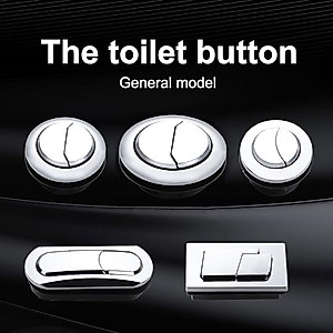 JUMXSRLE 70MM Toilet Tank Dual Flush Button Replacement Push Button Toilet Tank Covers Lid Parts Toilet Flush Valve Replacement Kit Water Tank Button Toilet Tank Flusher for Toilet Tank for Bathroom