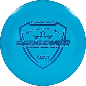 Dynamic Discs Fuzion Sergeant Distance Driver Golf Disc [Colors May Vary] - 173-176g