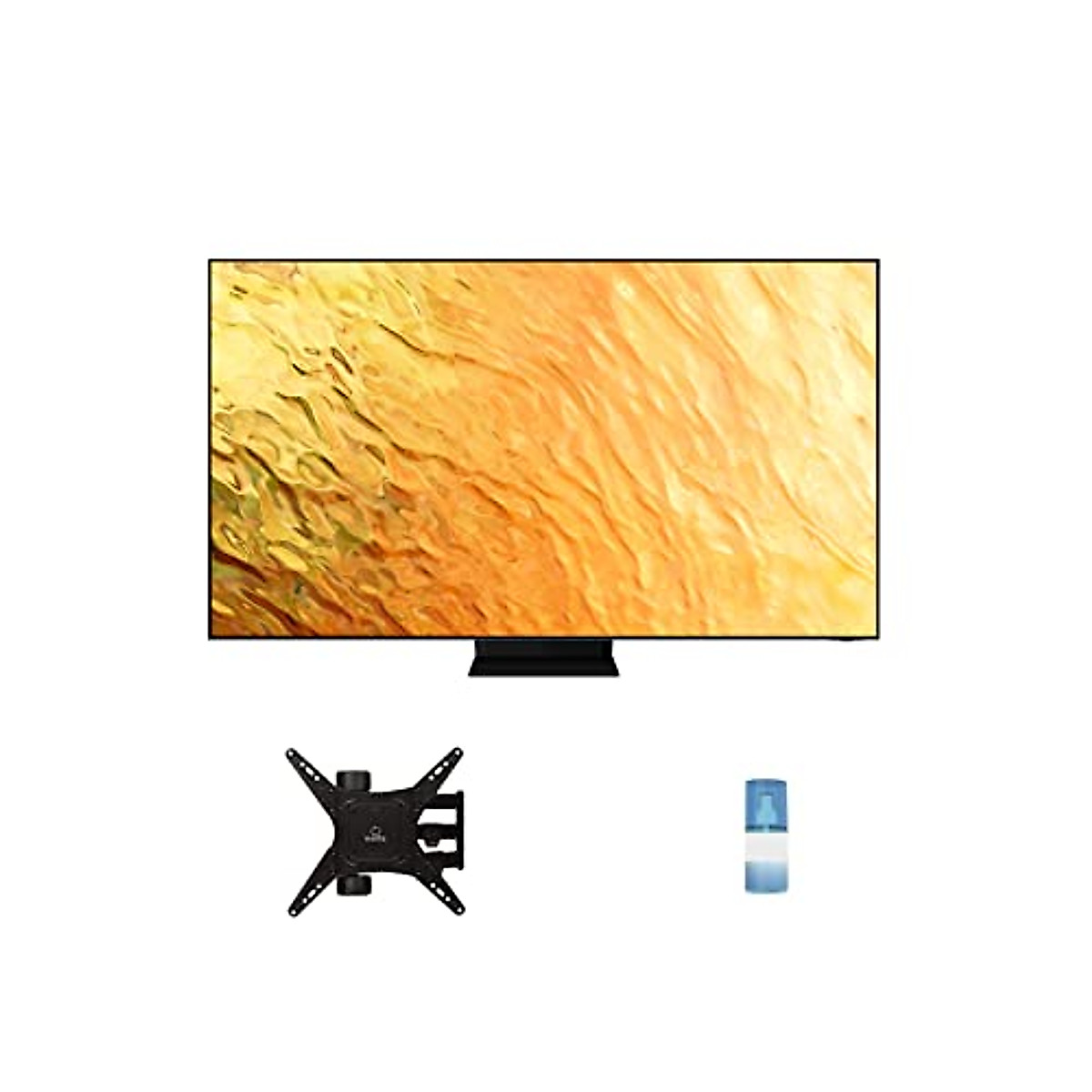 SAMSUNG QN65QN800BFXZA 65" 8K QLED Quantum Mini LED HDR Smart TV with a Walts TV Medium Full Motion Mount for 32"-65" Compatible TV's (2022)