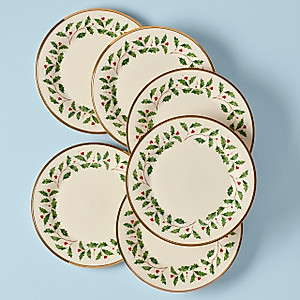 Lenox 835217 Holiday Dinner Plate Set, Buy 3 Get 6