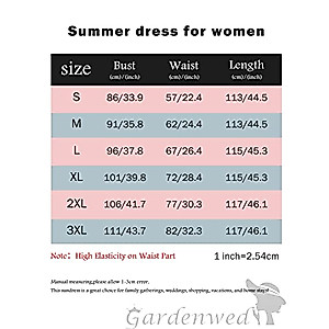 Chiffon Floral Summer Sun Beach Dresses for Women 2023 with V Neck Elastic Waist White Flower M