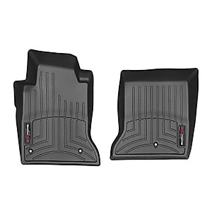 WeatherTech Custom Fit FloorLiners for Chevrolet Corvette - 1st Row (449361), Black