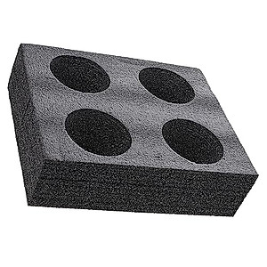 2pcs Knitted Cotton Cup Holder Foam Cup Carrier Takeout Packing Supply Takeout Cup Carrier Coffee Drinks Takeout 4-Cup Tray epe Foam Composite Pearl Cotton Coffee Cup re-usable