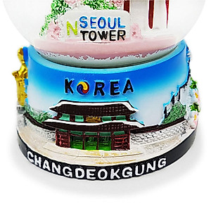 Seoul Tower Snow Globe Large Size Landmark Seoul Korea Snowglobe Miniature Snowglobes