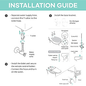 VOVO VB-6000SE Electric Smart Bidet Toilet Seat with Dryer, Heated Toilet Seat, Warm Water, Full Stainless-steel Nozzle - White, Elongated