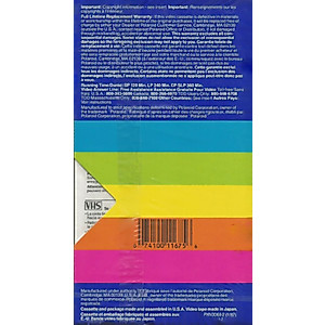 Polaroid Supercolor VHS T-120 2pack