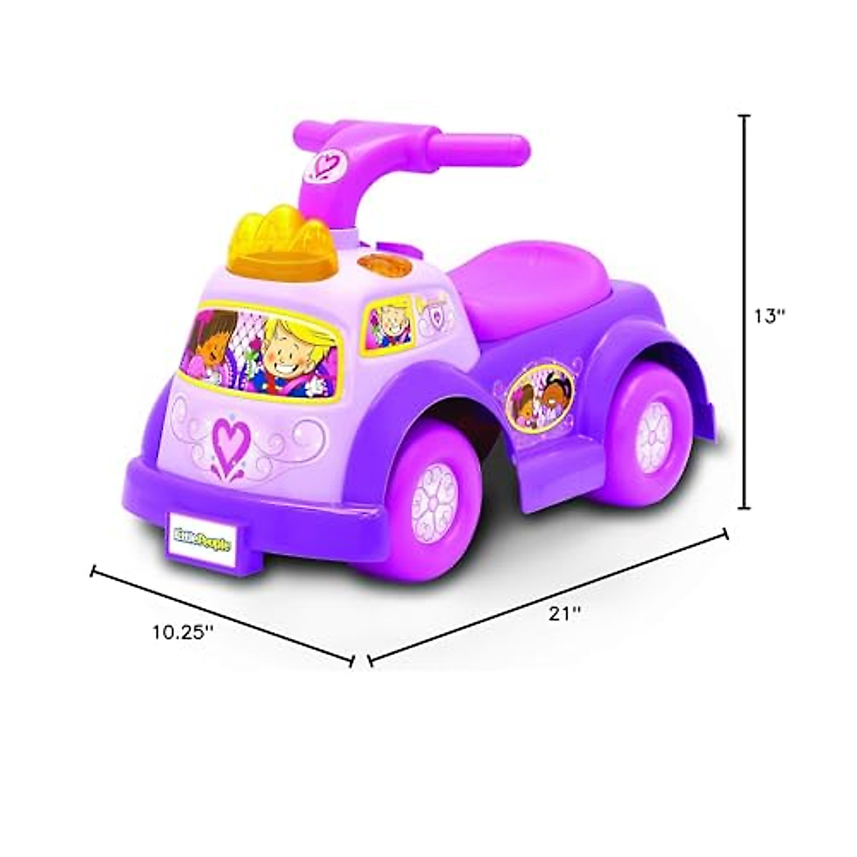 Fisher-Price Ride on for Girls Kids Little Princess Ride-On