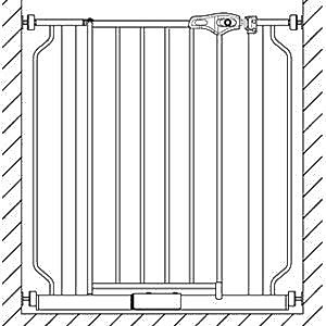 VMAISI Gate Extender 3.5 Inches - Bundle with Threaded Spindle Rods Baby Gate Replacement Parts Extensions Kit