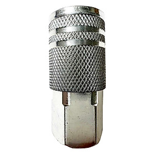 SANFU 1/4-Inch Steel Female Industrial Coupler, Air Hose Fittings 1/4-Inch Female Threads Quick Connector Air Coupler with Storage Case, 10-Pack