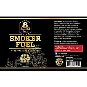 Bountiful Bees Smoker Fuel with Calming Lavender