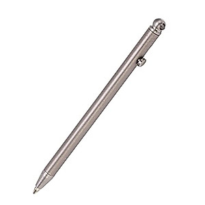 LAIONTY Mini Stylus Keychain Pens Pocket Signature Pens with Refill Ballpoint Pen for Outdoor Office Supplies(True Color)